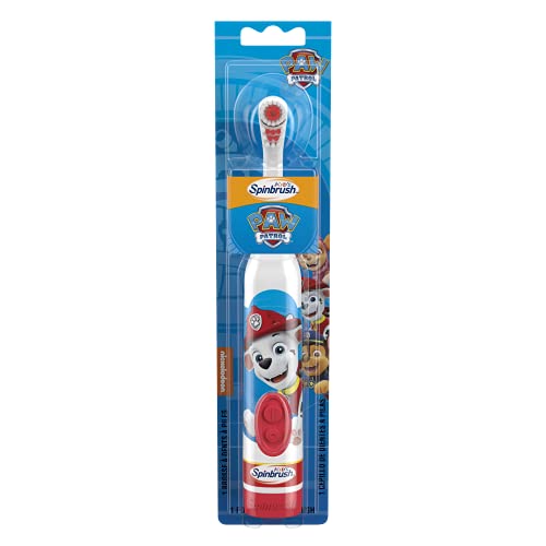 Arm & Hammer Paw Patrol Spinbrush Toothbrush, 1 Count (Pack of 1)