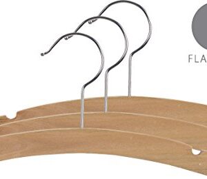 The Great American Hanger Company 10 Natural Kids Clothes Hanger