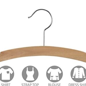 The Great American Hanger Company 10 Natural Kids Clothes Hanger