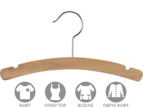 The Great American Hanger Company 10 Natural Kids Clothes Hanger