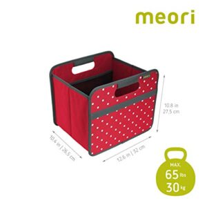 meori Small Collapsible Storage Bin, Fabric Storage Cube, with Dual Handles for Shelves, Small Storage Containers for Organizing