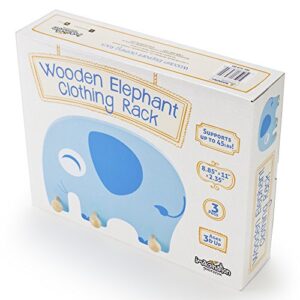 Wooden Elephant Clothing Rack