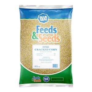 blue seal fine cracked corn | high in fiber and protein | attracts birds and wildlife | 5 pound bag