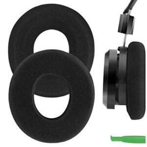 geekria comfort foam replacement ear pads for grado sr80i, sr80, sr60i sr60, sr225i, sr225, sr125i, sr125, rs2i, rs1i, gs1000i headphones ear cushions, ear cups cover repair parts (black)