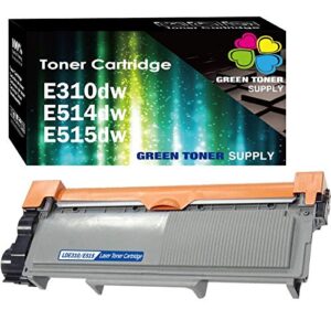 gts compatible pvthg 593-bbkd toner cartridge replacement [high yield], for dell e310dw e514dw e515dw e515dn laserjet printers (single pack, black)