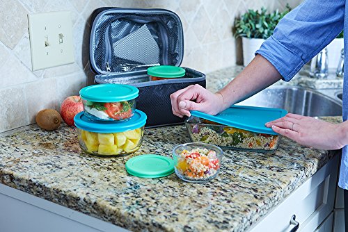 Anchor Hocking Glass Food Storage Containers with SnugFit Lids (20-piece, mixed sizes, glass tempered tough for oven, microwave, fridge, and freezer)