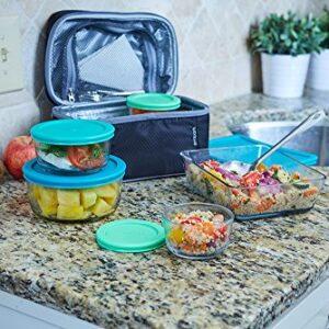 Anchor Hocking Glass Food Storage Containers with SnugFit Lids (20-piece, mixed sizes, glass tempered tough for oven, microwave, fridge, and freezer)