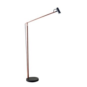 ads360 ad9101-15 crane led floor lamp,walnut/black