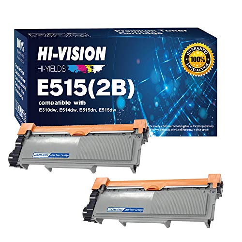 HI-Vision® (2-Pack) Compatible 593-BBKD (PVTHG) Toner Cartridge Replacement for E310dw E514dw E515dw E515dn