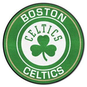 fanmats 18827 boston celtics roundel rug - 27in. diameter