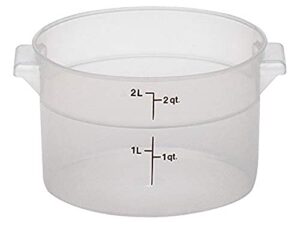 cambro rfs2pp190 translucent rounds 2 qt