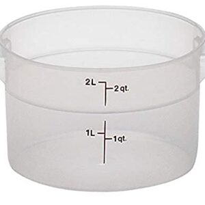 Cambro RFS2PP190 Translucent Rounds 2 qt