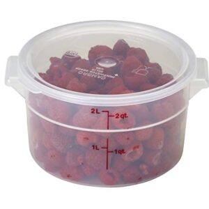 Cambro RFS2PP190 Translucent Rounds 2 qt