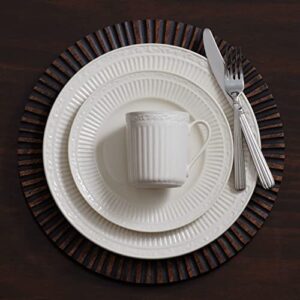 Mikasa Italian Countryside 16-Piece Dinnerware Set, Service for 4, Ivory