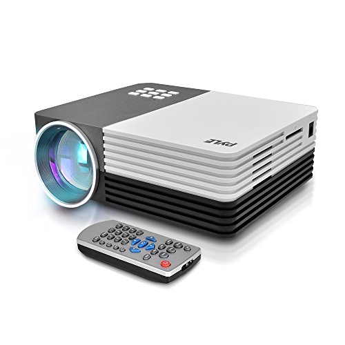 Pyle Video Projector 1080p Full HD Professional Cinema Home Theater - Digital Multimedia, Built-in Stereo, Adjustable Keystone Picture Presentation Projection and Supports USB, VGA & HDMI - (PRJG65)