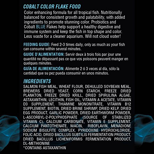 Cobalt Aquatics Color Flake Food 5oz.