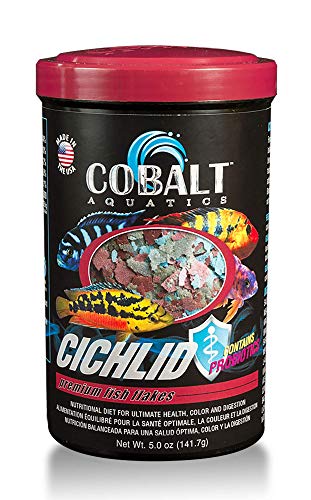 Cobalt Aquatics Cichlid Flakes 5 oz.,Natural,24002N