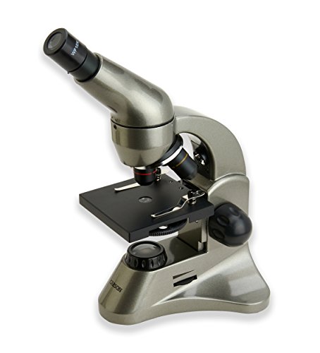 Carson Beginner 40x-400x Student Compound Microscope with Universal Smartphone Digiscoping Adapter (MS-040SP)