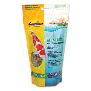 laguna all season goldfish & koi floating food, 17 oz