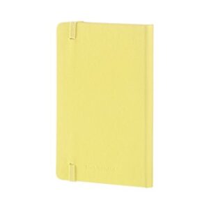 Moleskine Classic Notebook, Pocket, Plain, Citron Yellow, Hard Cover (8051272893670)