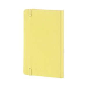 Moleskine Classic Notebook, Pocket, Plain, Citron Yellow, Hard Cover (8051272893670)