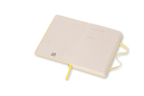 Moleskine Classic Notebook, Pocket, Plain, Citron Yellow, Hard Cover (8051272893670)