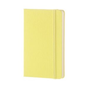 Moleskine Classic Notebook, Pocket, Plain, Citron Yellow, Hard Cover (8051272893670)