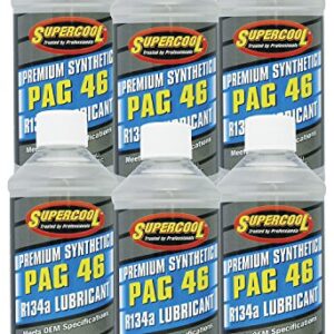 TSI Supercool P46-8-6CP 46 PAG Viscosity Oil, 8 oz, 6 Pack