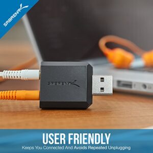 SABRENT USB to 2 x 3.5mm Stereo Jack Splitter Adapter for Speaker and Headphone Support Windows and Mac. Plug and Play No Drivers Needed. (AU-2X35)