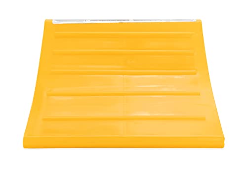 Camco Super Wheel Chock with Rope - Helps Keep Your Trailer in Place So You Can Re-Hitch - (44475) , Yellow