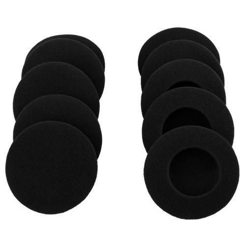 VEKEFF 10 Pairs 60 mm Replacement Sponge Ear Pads for Logitech H600, H330, H340 / Sony MDR-G45LP,MDR-G55LP, MDR-G410LP Rapoo H1030 Headset