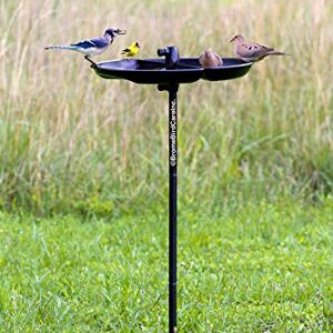 Seed Catcher Tray (Seed Buster) for Wild Bird Feeders, fits only 1-INCH STRAIGHT BIRDING pole (outside diameter), pole and feeder NOT included