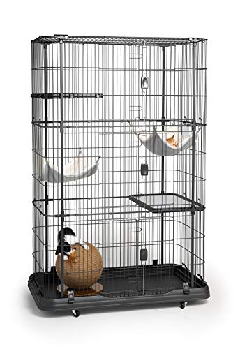 Prevue Pet Products Premium/Deluxe Cat Home, Black