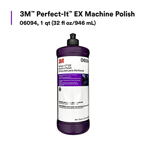 3M Perfect-It EX Machine Polish, 06094, High Performing, 1 qt (32 fl oz/946 mL)