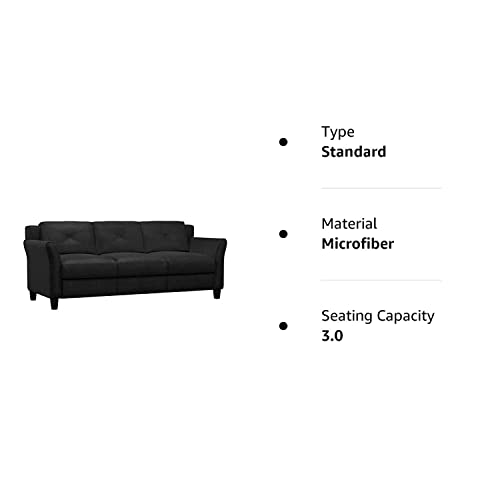 Lifestyle Solutions Harrington Sofa, Black