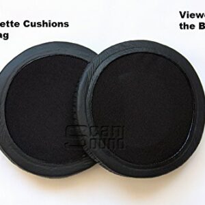 Scan Sound, Inc. 115mm Size Leatherette Headphone Cushions - Bag of 2