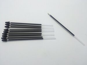 pack of 10 black ink ballpoint pen refills by janrax