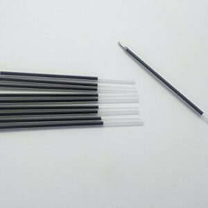 Pack of 10 Black Ink Ballpoint Pen Refills by Janrax