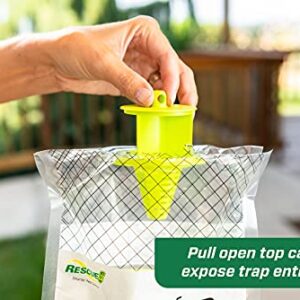 RESCUE! Big Bag Fly Trap – Disposable, Outdoor Use - 4 Traps