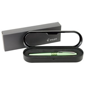 PILOT MR Retro Pop Collection Gel Roller Pen in Gift Box, Green Barrel with Marble Accent, Fine Point Stainless Steel Nib, Refillable Black Ink (91401)