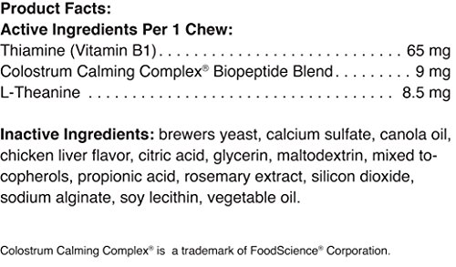 Pet Naturals Calming for Dogs, 30 Chews - Naturally Sourced Stress and Anxiety Calming Ingredients for Behavior Support - Vet Recommended