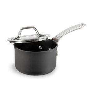 calphalon signature hard-anodized nonstick 1-quart sauce pan with cover