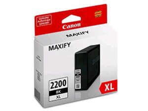 3 x canonink maxify pgi-2200 xl black pigment ink tank