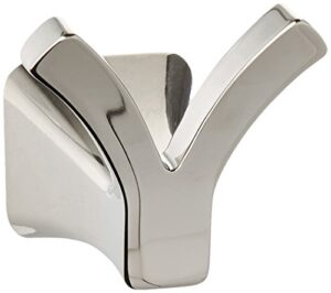 delta faucet 75235-pn tesla double robe hook, polished nickel