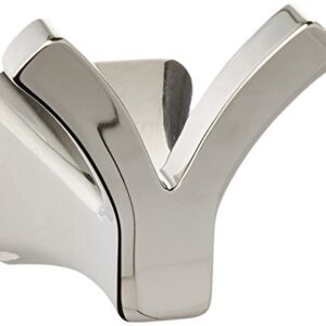 Delta Faucet 75235-PN Tesla Double Robe Hook, Polished Nickel