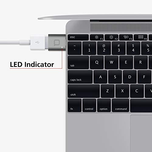 nonda USB-C to USB 3.0 Adapter,Thunderbolt 3 to USB Female Adapter OTG for MacBook Pro2019,MacBook Air 2020,iPad Pro 2020,More Type-C Devices(Space Gray)