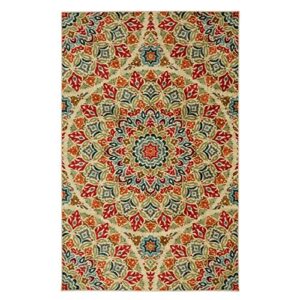 mohawk home jerada floral sphere area rug (5'x8')