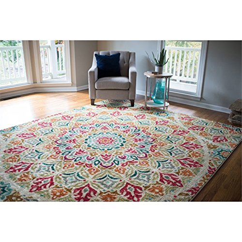 Mohawk Home Jerada Floral Sphere Area Rug (5'x8')