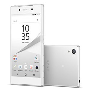 sony xperia z5 compact e5823 2gb/32gb 23mp 4.6-inch 4g lte factory unlocked (white) - international stock no warranty