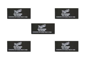 5 x meguiar's e7200 mirror glaze high-tech backing pad